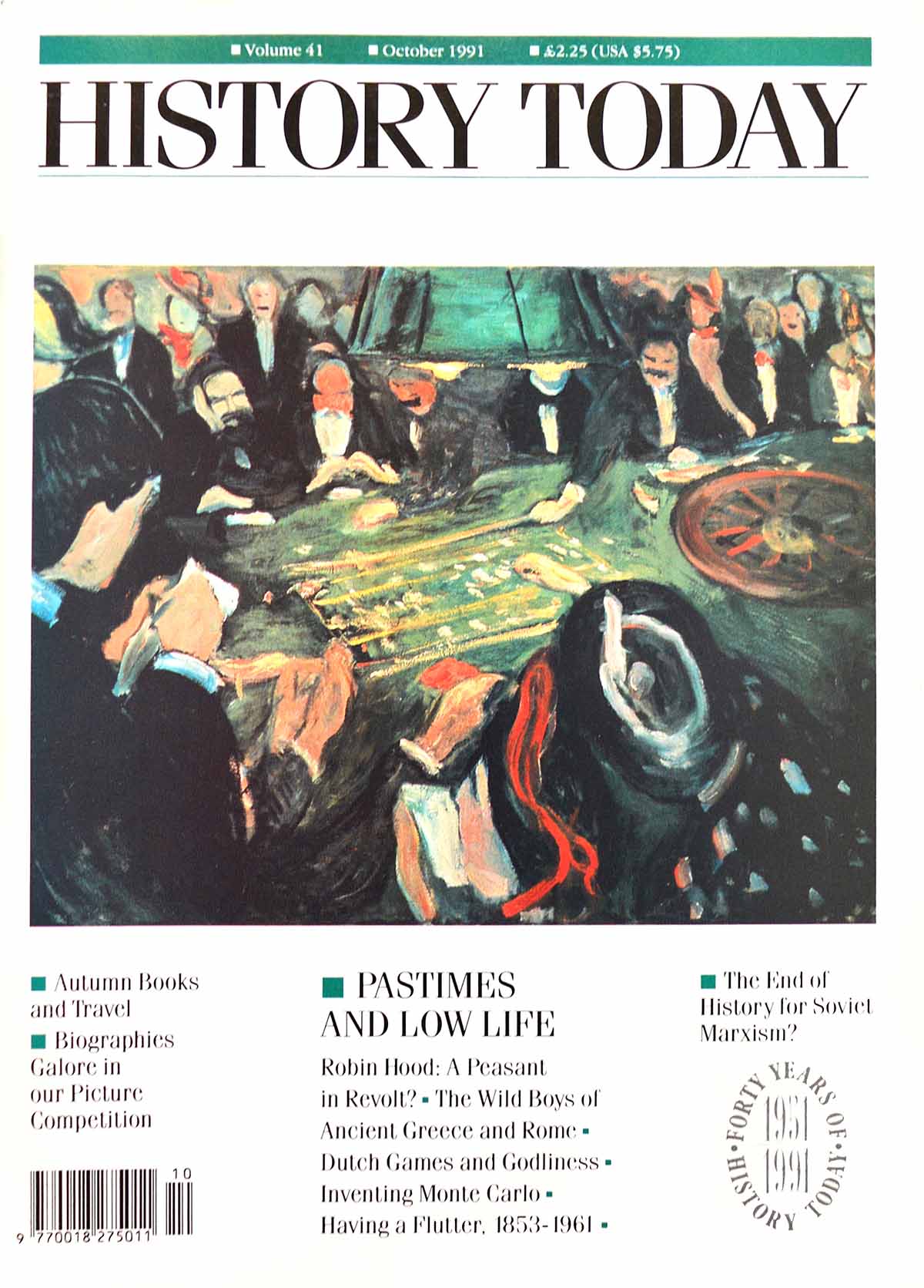 Volume 41 Issue 10 October 1991 | History Today Volume 41 Issue 10 October 1991 | History Today